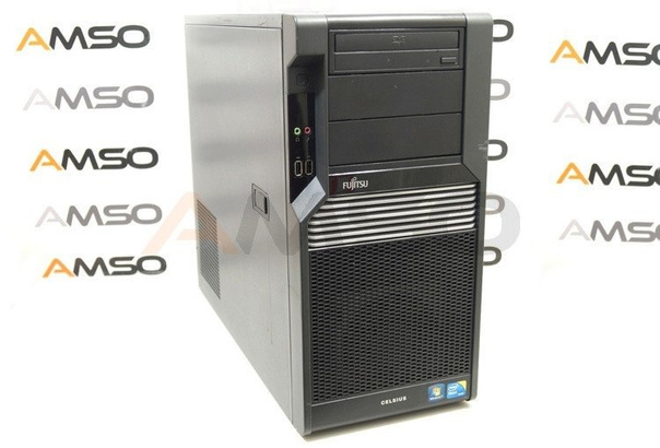 Fujitsu Celsius R570 SixCore x5650 2.66GHz 8GB 240GB SSD NVS DVD ...